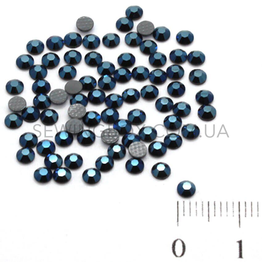 Стрази Swarovski SS-12 (3.1мм), Crystal Meridian Blue (144шт ...
